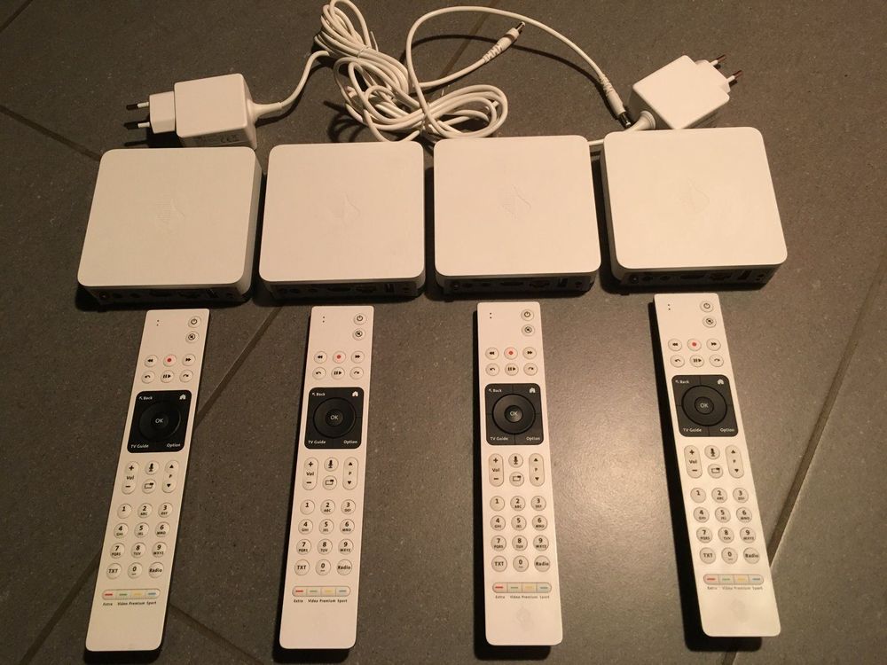 TV-Box Swisscom (4 x) plus 1 neues Modem | Kaufen auf Ricardo