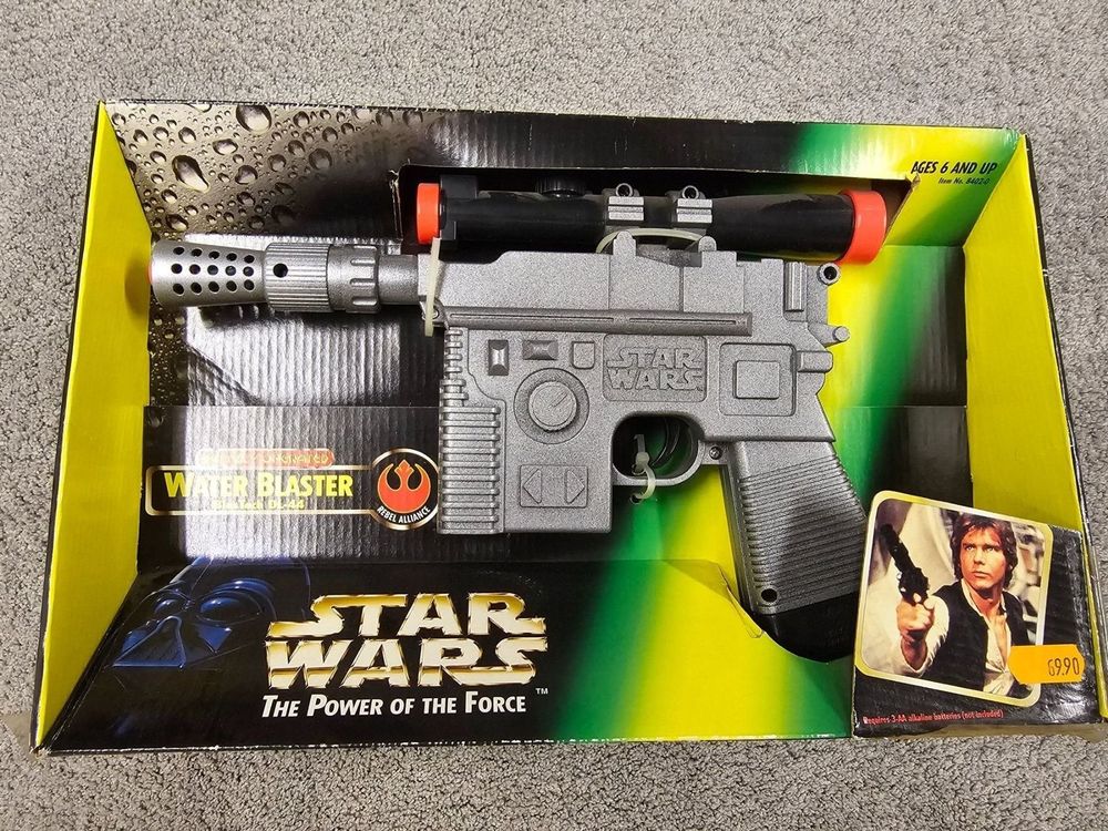 NEU Star Wars Han SoloWasserpistole"The Power of Force" 1996 (Neu und ...