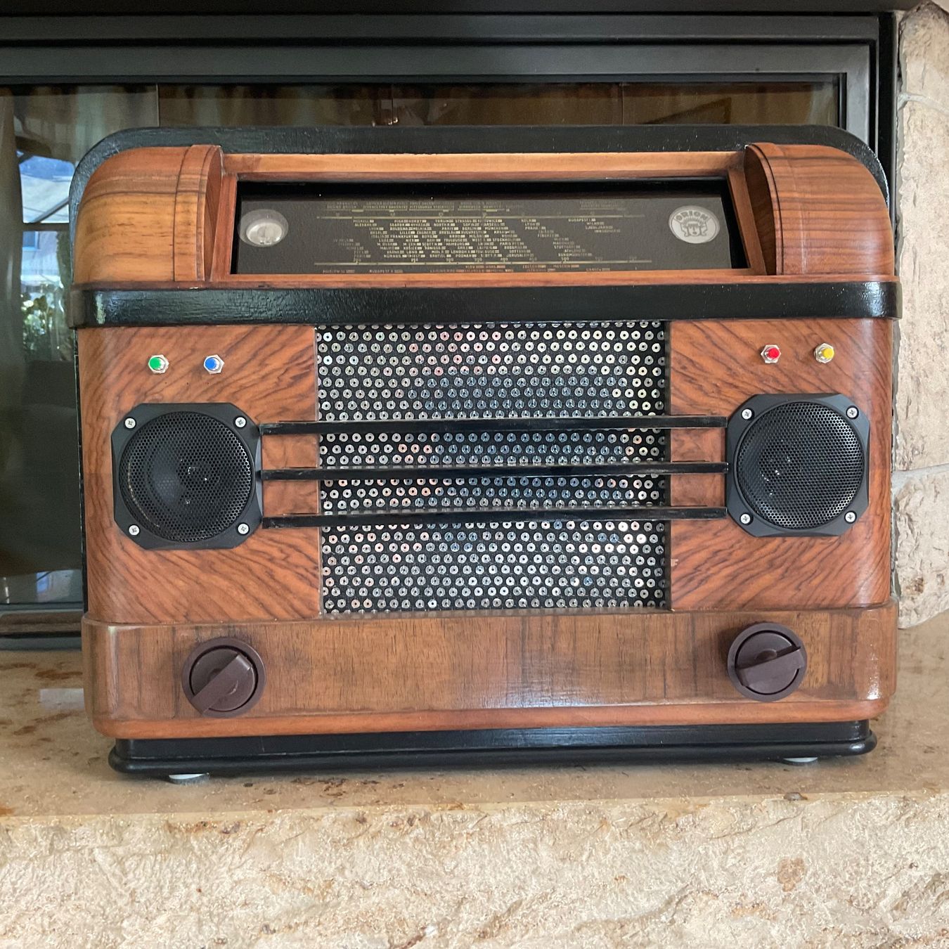 Antikes Radio «Orion» (1938), umgebaut in eine Boombox! (Neu (gemäss ...