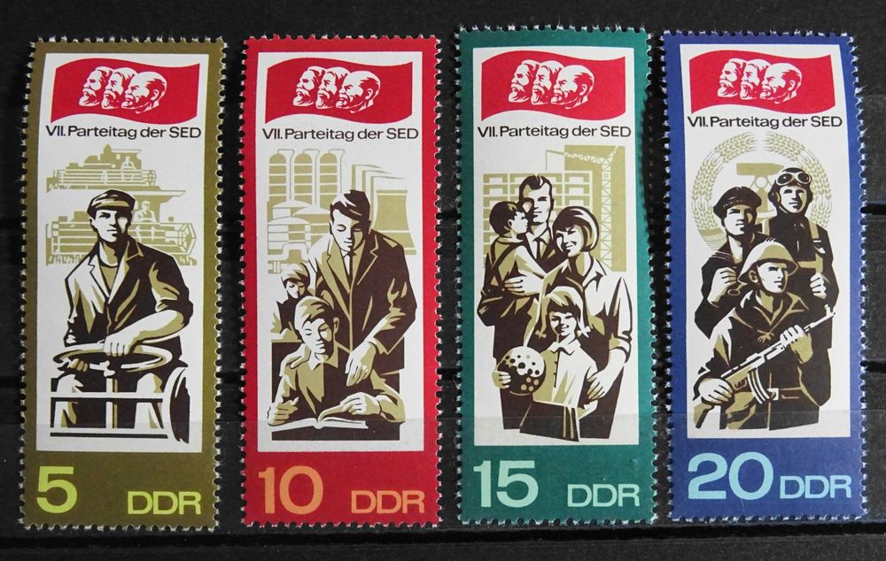DDR 1967, Serie **postfrisch (Neu (gemäss Beschreibung)) in Haslen GL für CHF 0.7 – mit ...