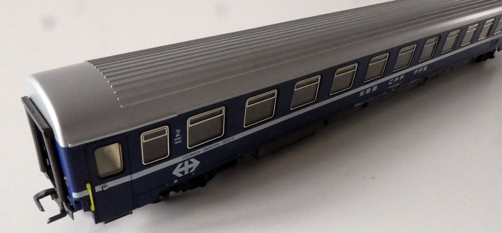 ROCO SBB Eurofima Liegewagen, Typ Bcm, Epoche IV, dunkelblau (Gebraucht) in Wettingen für CHF 15 ...