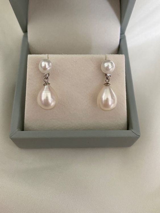 Perlen Ohrringe/ Süsswasserperlen echte (Neu und originalverpackt) in Sarnen für CHF 65 – mit ...