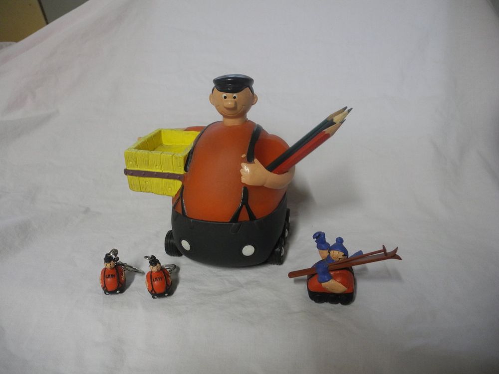 GROSSE ALTE BRUMMI FIGUR MIT 3 KLEINEN FIGUREN 70-IGER JAHRE (Gebraucht ...