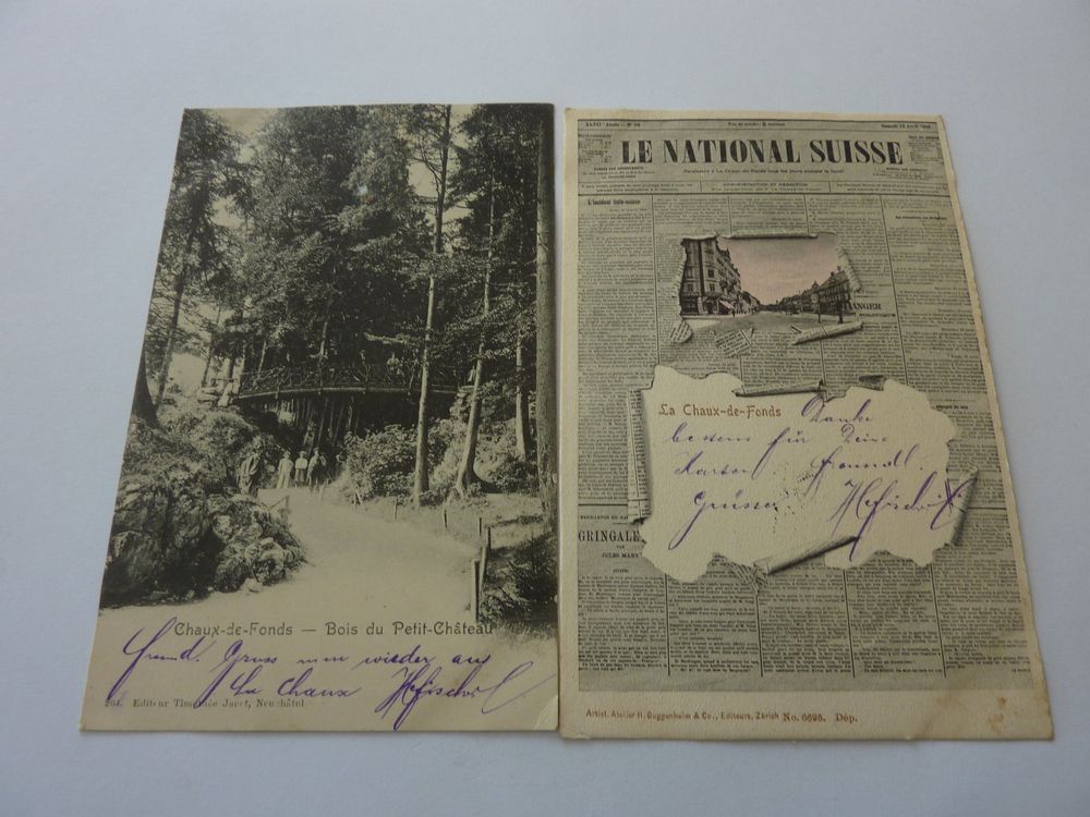 13 ver. Ansichtskarten : La Chaux - de - Fonds 1900 - 1903 (Gebraucht) in Birrwil für CHF 62 ...