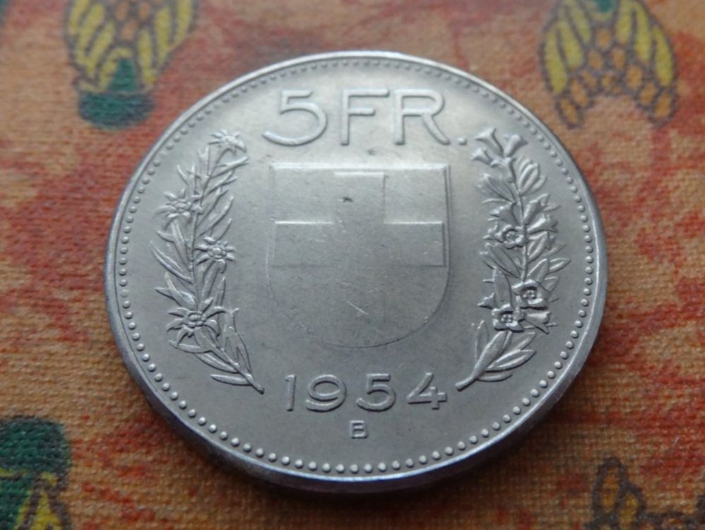 5 Fr. 1954 (Gebraucht) in Romanel-sur-Lausanne für CHF 10.5 – mit Lieferung auf Ricardo kaufen