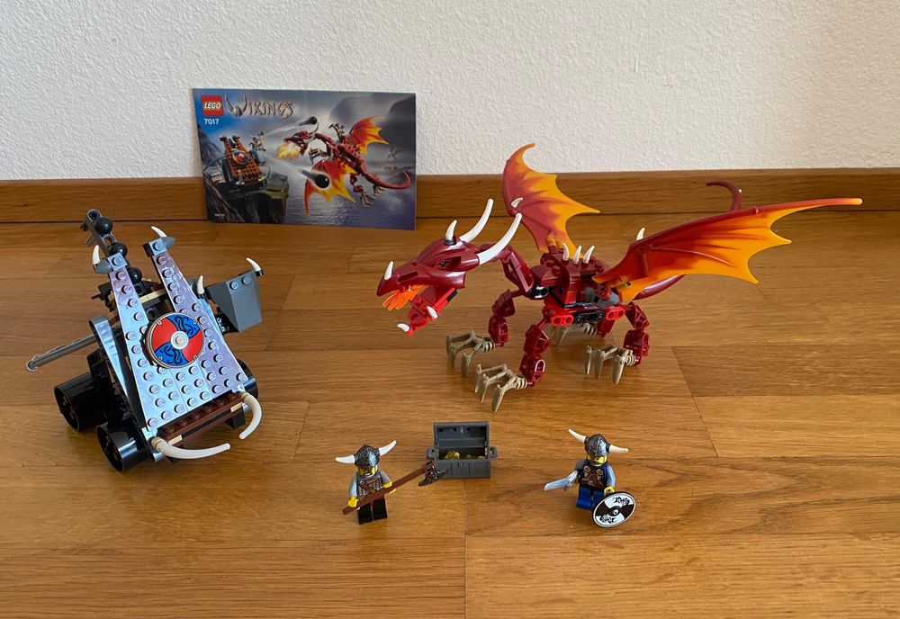 Lego Wikinger 7017 Wikinger-Katapult und Drache kpl. +OBA | Kaufen auf Ricardo