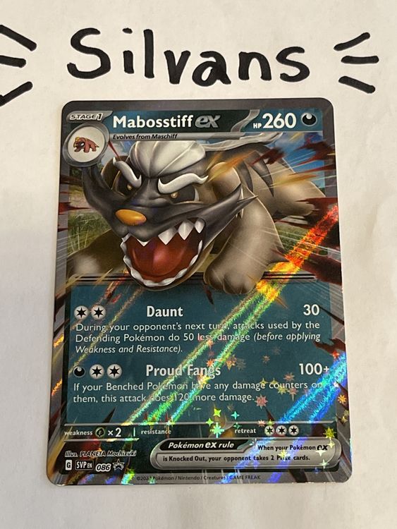 Mabosstiff ex Black Star Promo SVP086 Englisch (Neu (gemäss ...