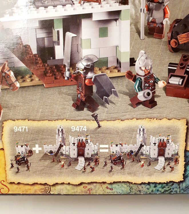 Lego 9471 Der Herr der Ringe Uruk-hai Army Neu (Neu und ...