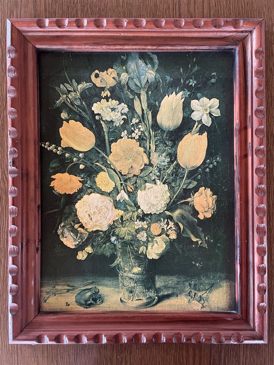 Antikes Blumenbild mit Holzrahmen, Vintage (Gebraucht) in Wyssachen für ...