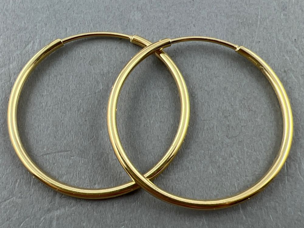 Creolen 585 Gold | Kaufen auf Ricardo