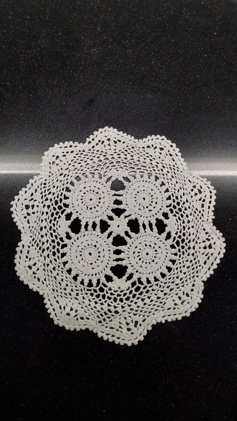 3St. Spitzendeckeli Vintage 1 zu 39 /84cm & 1 23cm & 21,8cm (Gebraucht ...