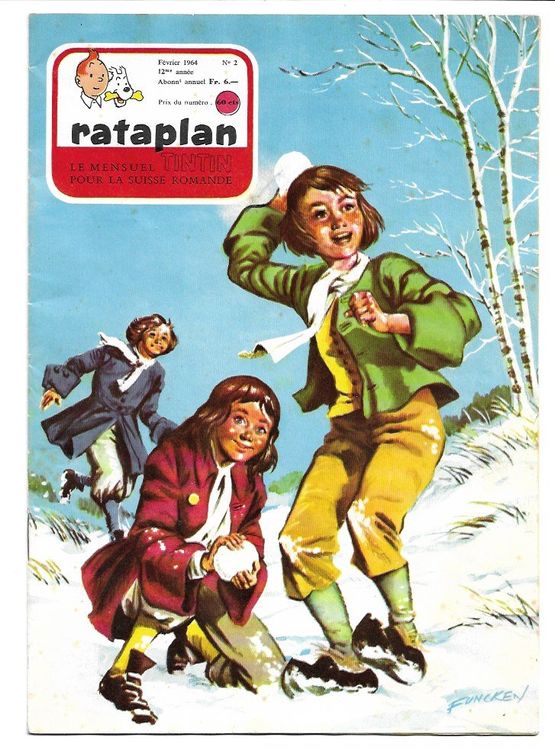 Rataplan Nr.2 1964, TIM ATAR Verlag, TinTin Hergé, Mensuel (Gebraucht ...