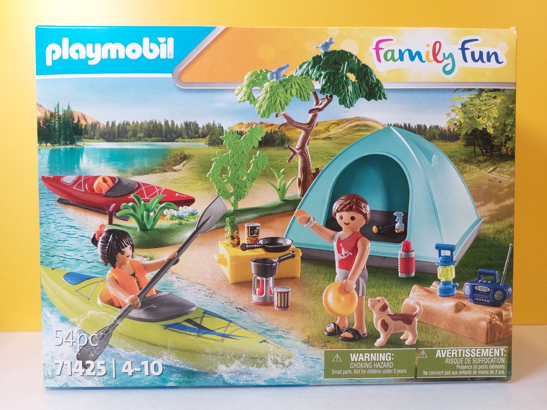 Playmobil 71425 Family Fun Zelten ( Zelt und 2x Kanu ) NEU (Neu und ...