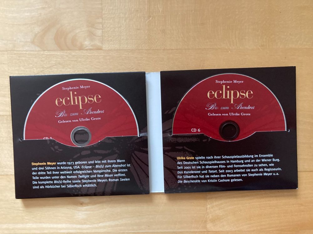 Hörbuch Stephenie Meyer: eclipse Biss zum Abendrot 6 CD's (Gebraucht) in Subingen für CHF 9.5 ...
