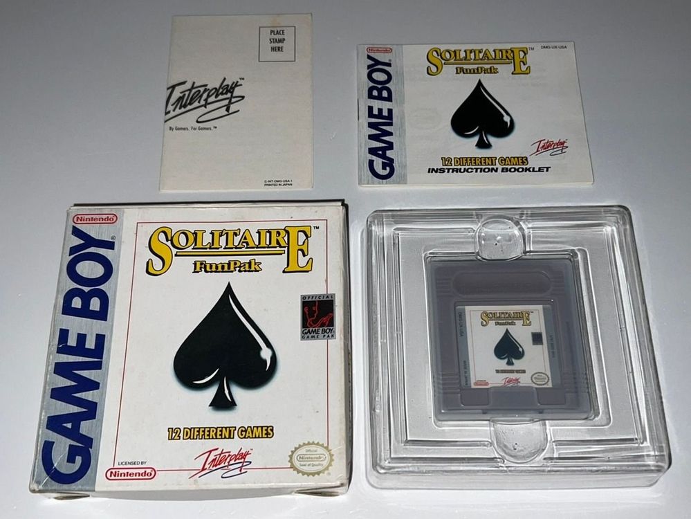 Game Boy Classic (GB) Spiel - Solitaire FunPak (OVP) (Gebraucht) in Zürich für CHF 66 – mit ...