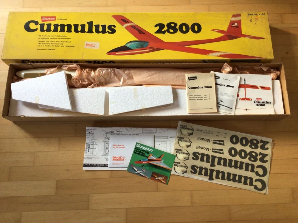 Graupner Cumulus 2800 Originalbaukasten | Acheter sur Ricardo
