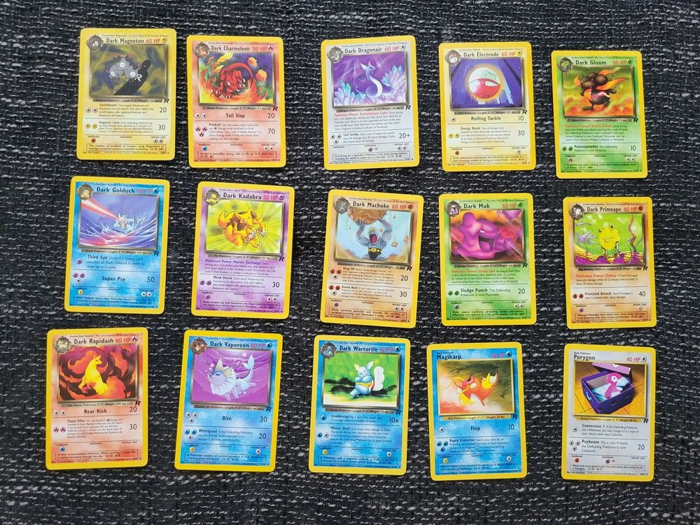Pokemon Team Rocket Set Sammlung EN 47 Stk. (NM) (Gebraucht) in ...