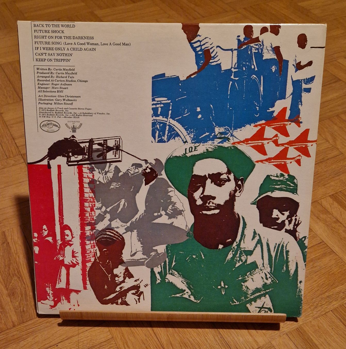 Curtis Mayfield ‎– Back To The World (1973, LP) (Gebraucht) in Basel ...