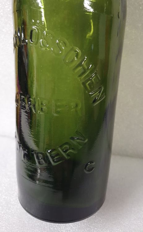 Alte Bierflasche,Depot,E.Gerber,Bern,Feldschlösschen,Brauere (Gebraucht ...