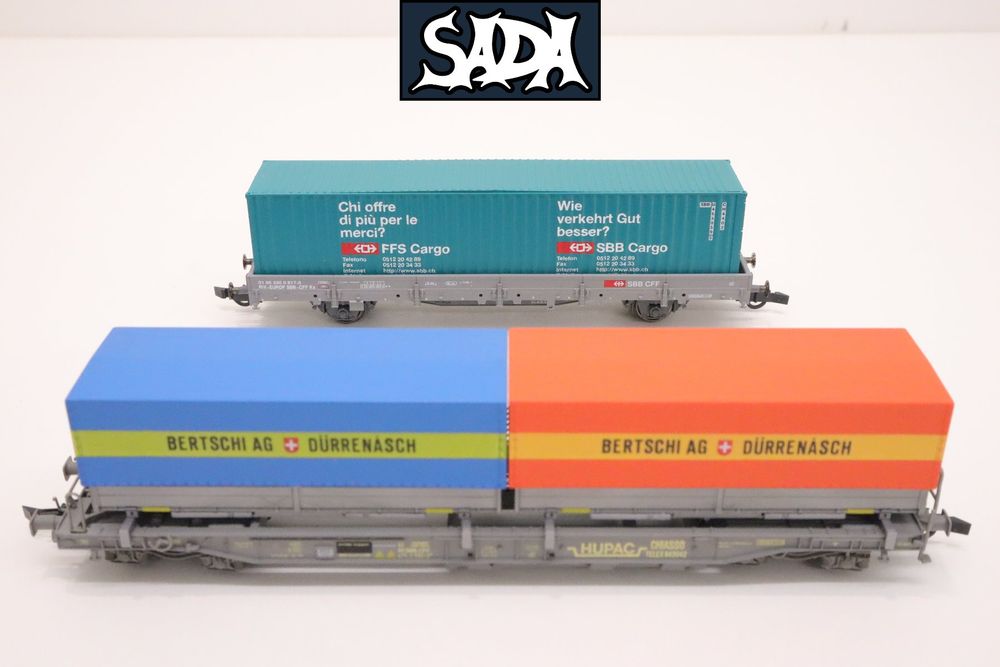 Roco 46323CON + 46365 SBB Güterwagen, DC H0 (Gebraucht) in Basel für ...