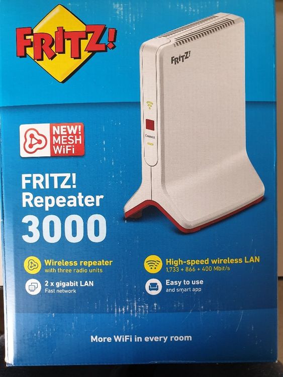 W-LAN Repeater FRITZ! 3000 (Gebraucht) in Aesch ZH für CHF 65 – mit ...