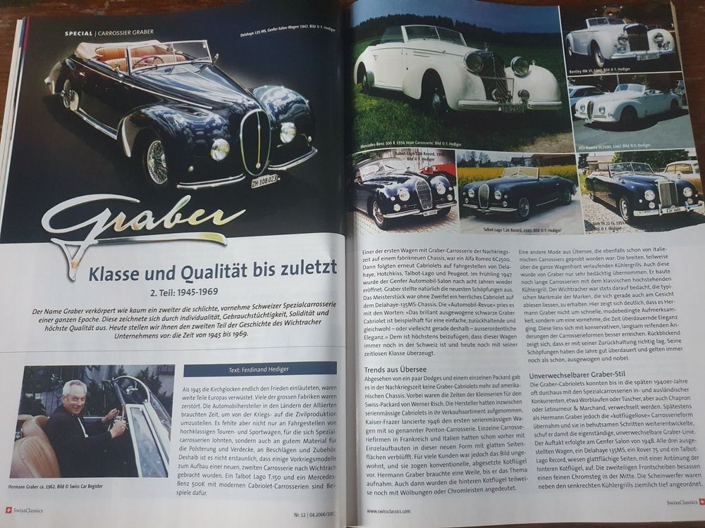 Swissclassics 4/06 Fiat Dino Land Rover Graber GM Biel xa | Kaufen auf ...