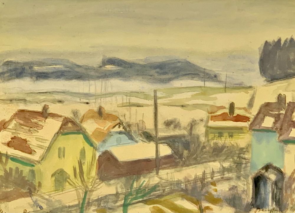 Fred Stauffer (1892-1980) Aquarell (Gebraucht) in Root für CHF 20 – mit Lieferung auf Ricardo kaufen