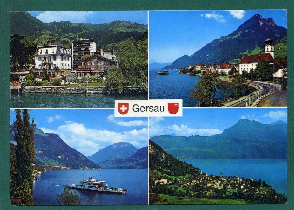 Gersau, 1984, Mehrbilderkarte (Gebraucht) in Sargans für CHF 1 – mit Lieferung auf Ricardo kaufen