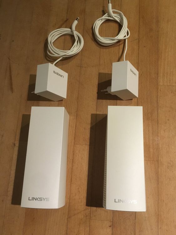 LinkSys Meshrouter, 2er-Set, Velop Tri-Band, WHW03 V2 (Gebraucht) in ...