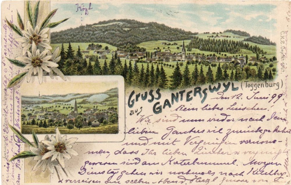 Sg Gruss Aus Ganterswil Litho Kaufen Auf Ricardo