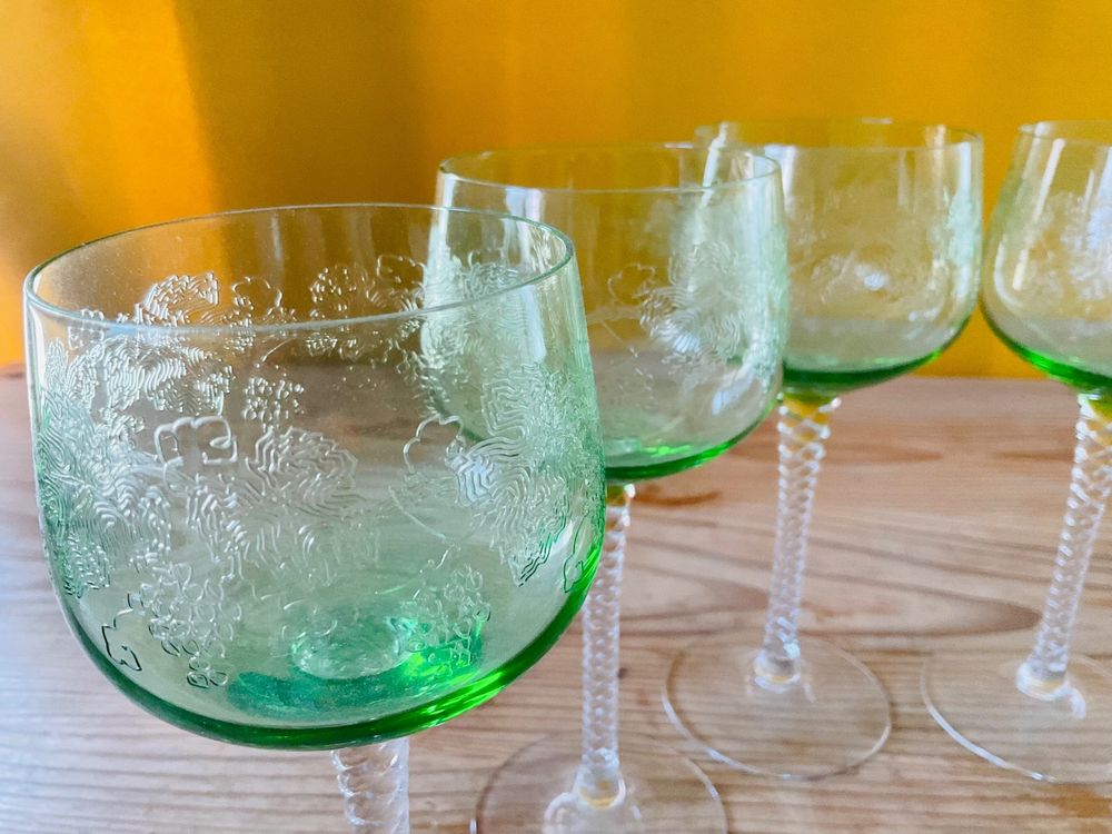 VINTAGE BLEIKRISTALL FILLIGRAN WEINGLÄSER (Gebraucht) in Boll für CHF ...