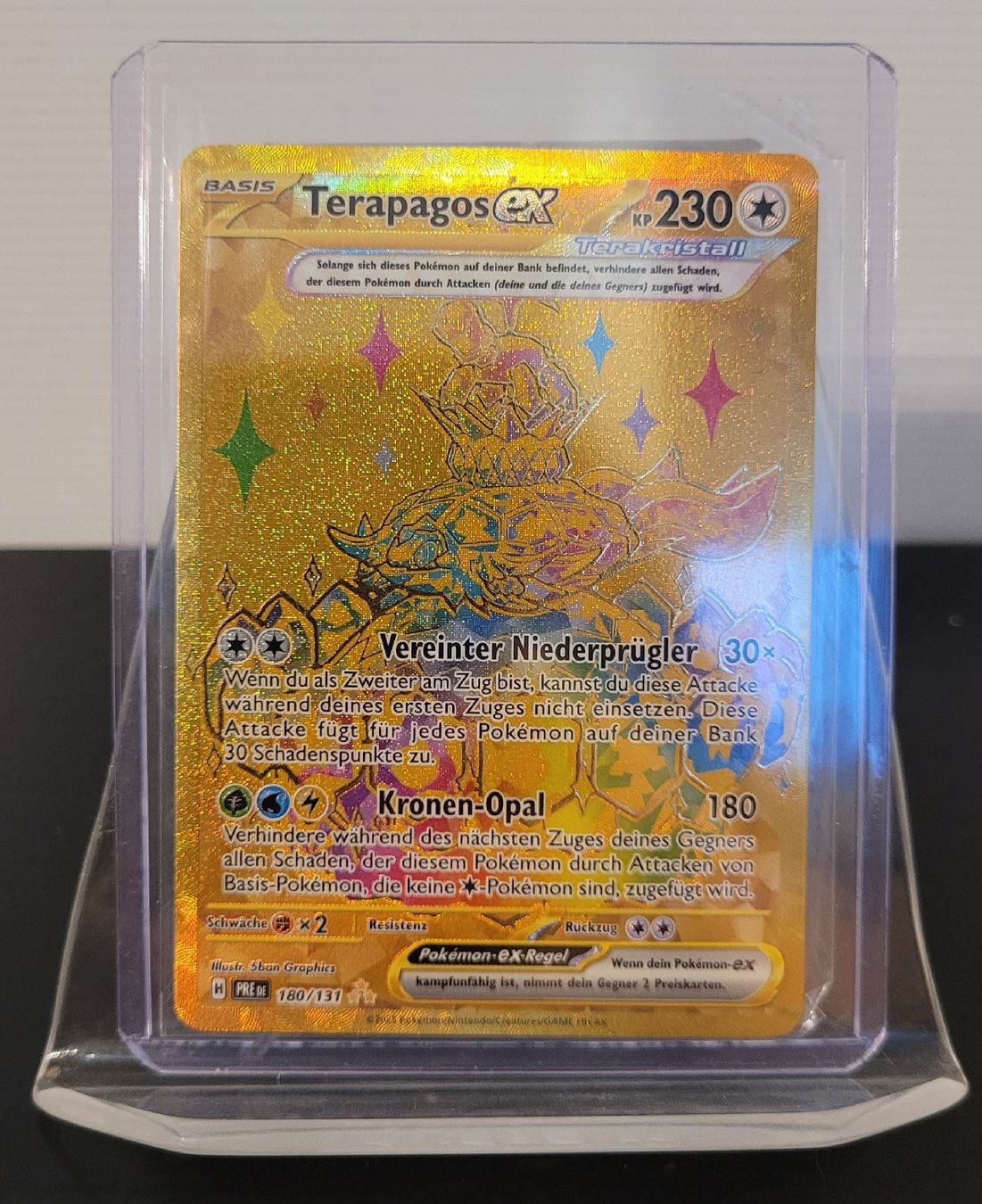 Pokemon Terapagos EX Prismatic Gold (Neu (gemäss Beschreibung)) in ...