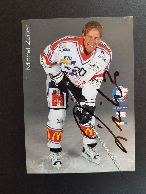 Michel Zeiter #20 signierte Autogrammkarte ZSC | Kaufen auf Ricardo