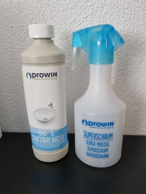 Prowin Bad-&Sanitärreiniger inkl. Superschaumflasche (Neu und ...