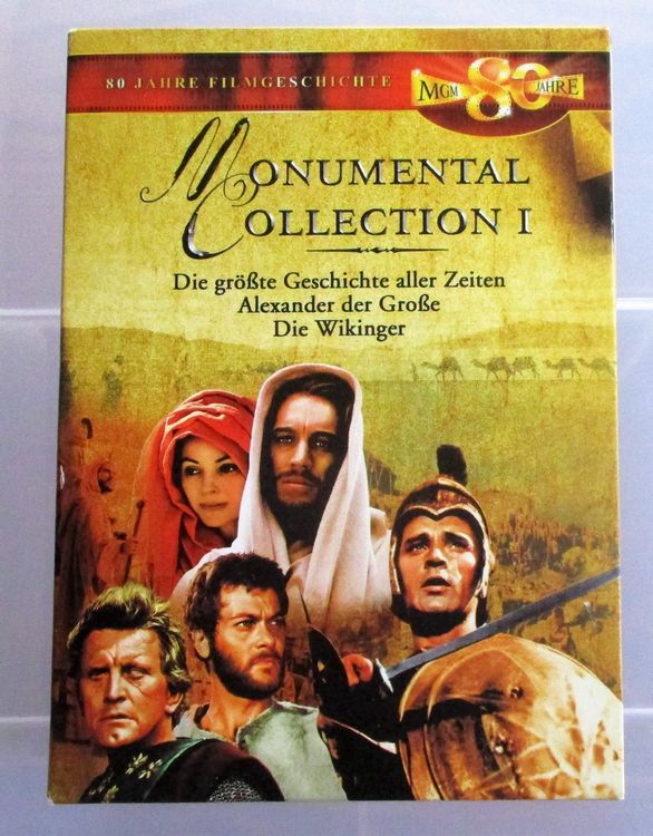 MONUMENTAL COLLECTION- 3-DVD Box Kirk Douglas/Richard Burton | Kaufen ...