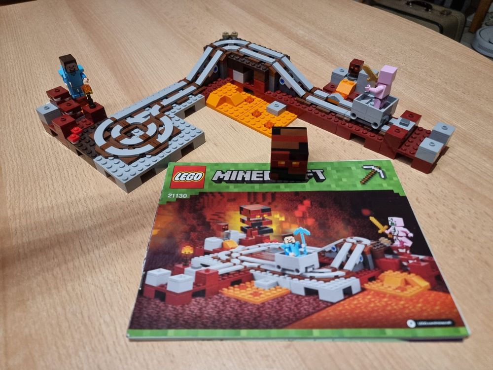 Lego Minecraft rail du Nether / numéro 21130 | Kaufen auf Ricardo