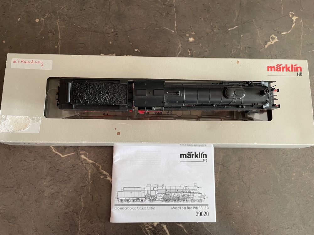 Marklin 39020 Dampflok BR18.3 Digital Sound (Neu (gemäss Beschreibung ...