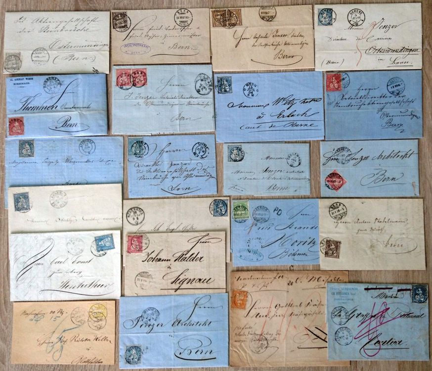 Brief-Posten ab 1864 Sitzende Helvetia selten TOP ab 1.- !! (Gebraucht ...