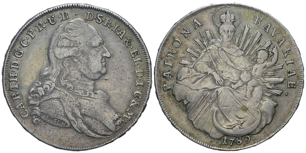 b- Bayern, Taler 1789, Madonnentaler (Gebraucht) in Chiasso für CHF 110 – mit Lieferung auf ...