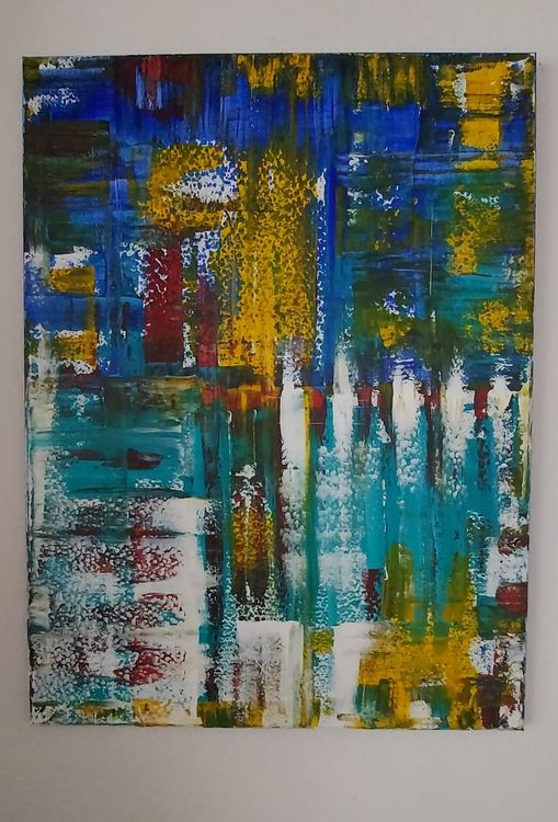 Gemälde Abstrakte Kunst von mir selbstgemalt 60×80 (Gebraucht) in Riehen für CHF 110 – mit ...