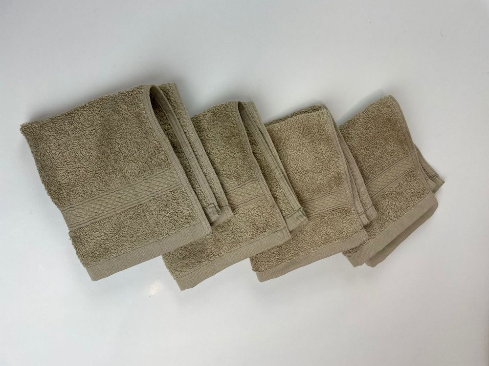 4x Waschlappen, Northern Luxe, beige (Neu und originalverpackt) in ...