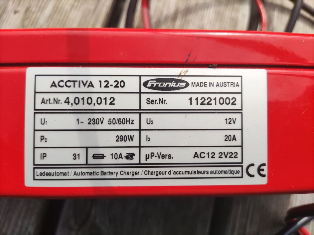 Fronius Acctiva 12-20 (Gebraucht) in Signau für CHF 177 – mit Lieferung auf Ricardo kaufen