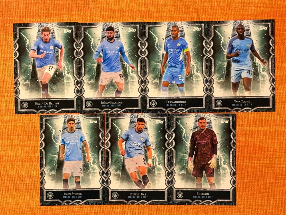 Monolith Set x7 - Topps Manchester City Fan Set 24/25 (Neu (gemäss ...