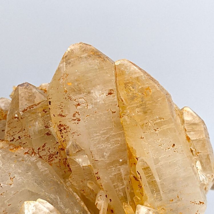 NATÜRLICHER GELBGESTREIFTER DELPHINIT-QUARZ, ALPIN, LIMONIT (Neu (gemäss Beschreibung)) in ...