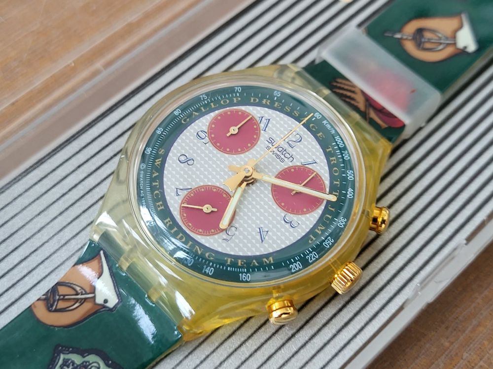 SWATCH CHRONO SCK102 RIDING STAR NEU (Neu und originalverpackt) in Lommiswil für CHF 25 – mit ...