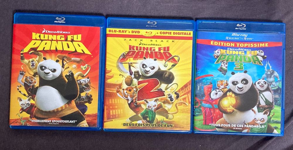Trilogie Kung Fu Panda Blu-ray + DVD (Gebraucht) in Bassecourt für CHF 15 – mit Lieferung auf ...