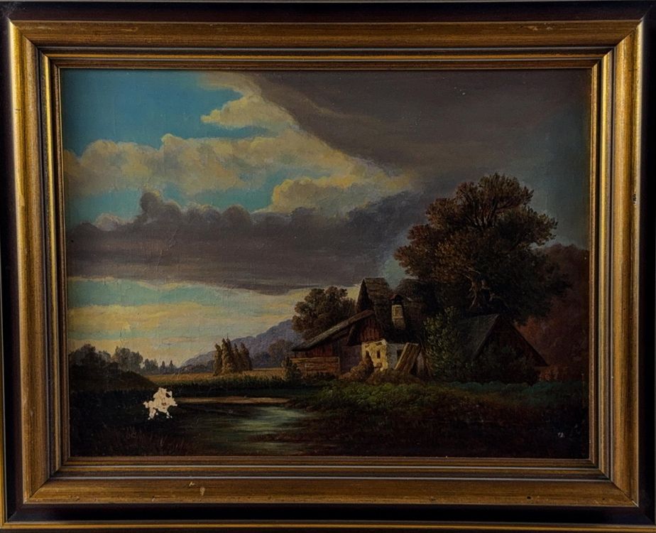 Antike Landschaft Gemälde Signiert (Gebraucht) in Neuhausen am Rheinfall für CHF 10 – mit ...