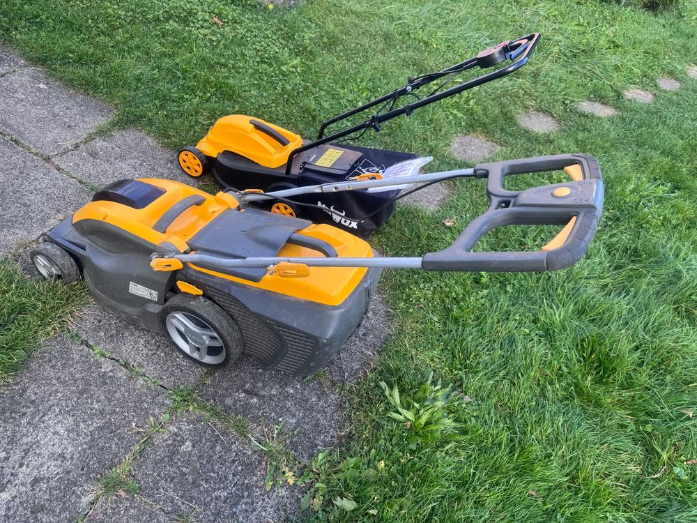 1x Neue Elektro Rasenmäher und 1x Gebrauchte Akku Rasenmäher (Gebraucht ...