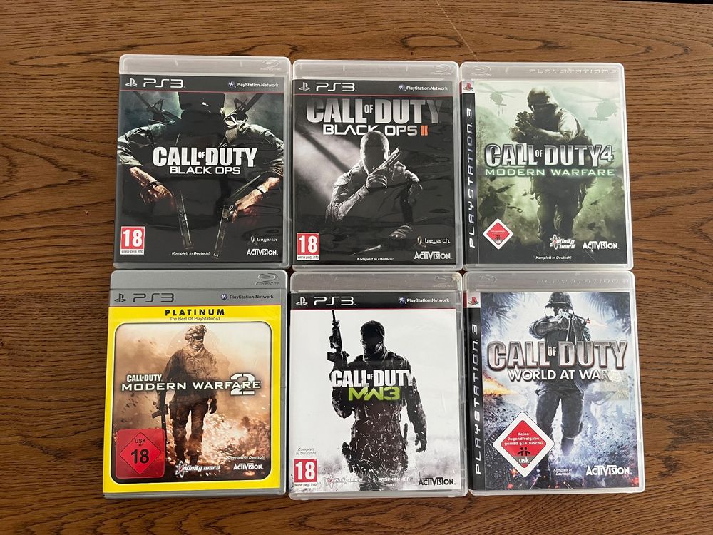 Call of Duty PS3 - Modern Warfare, Black Ops, Top Zustand! (Gebraucht ...