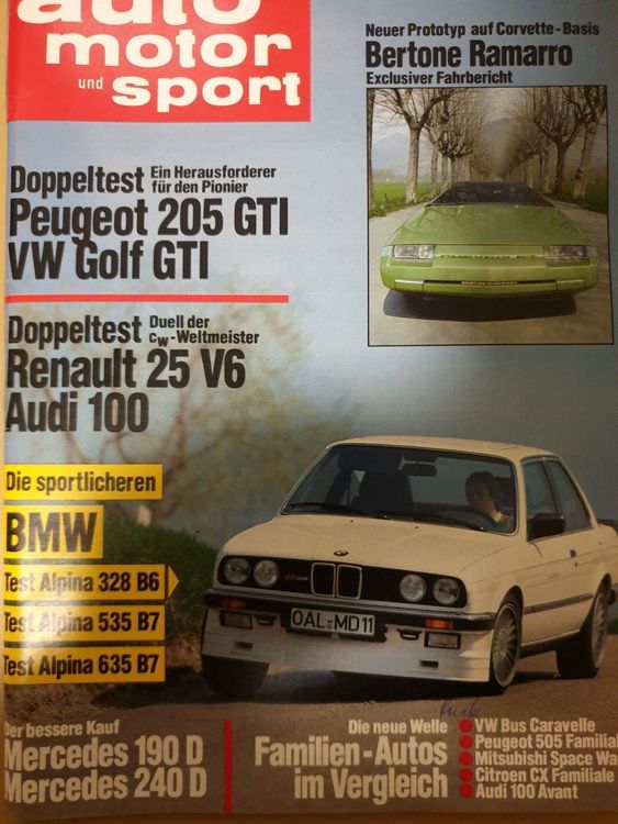Ams 12 84 Cx Break Alpina B6 B7 Peugeot 205 Gti 505 Golf Xb Kaufen